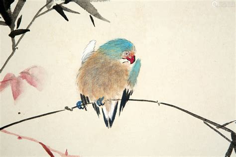 江寒汀 花鸟 设色纸本镜片－【deal Price Picture】