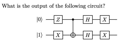 Solved What Is The Output Of The Following Circuit Chegg