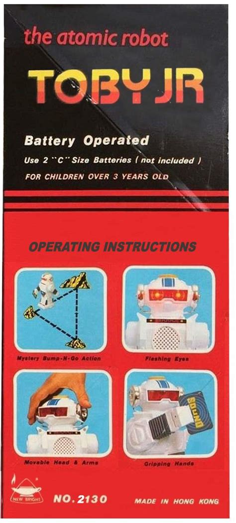 Toby Robot By New Bright The Old Robots Web Site