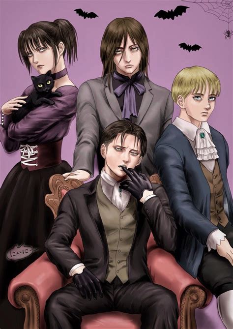 Levi And Mikasa Ship Fanart Hange Is In Her Late 20s And Levi Is In