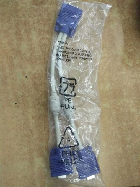 Grey And Blue Pvc Vga Splitter Cable 2 At Best Price In New Delhi Id
