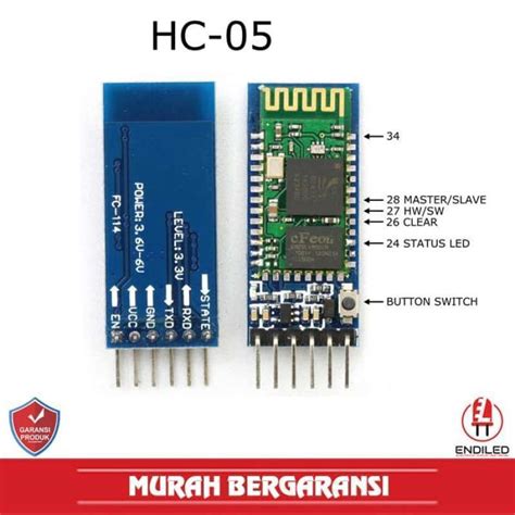 Promo 100 Produk Ori Promo Of The Month Modul Bluetooth Hc 05 Hc05 Wireless Serial Arduino