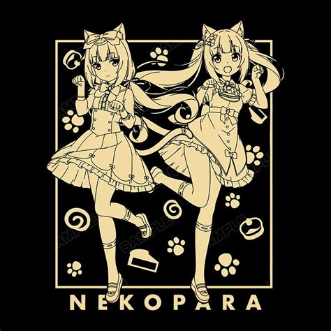 Nekopara T Shirt Hakusuru Anime Streetwear And Anime Clothing