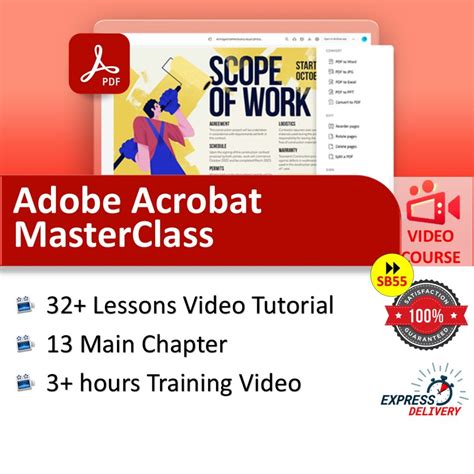 Video Course Adobe Acrobat Pro Pdf Masterclass In 3 Hours 30
