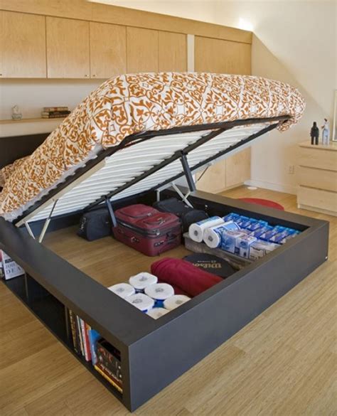 Bedroom Storage Ideas Around Bed