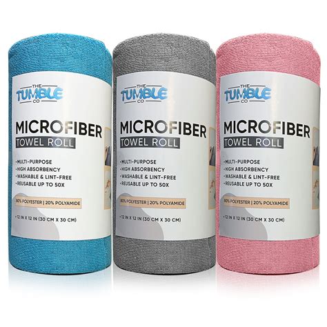 The Benefits Of Microfiber Towel Rolls And Color Coding For Organizati The Tumble Co