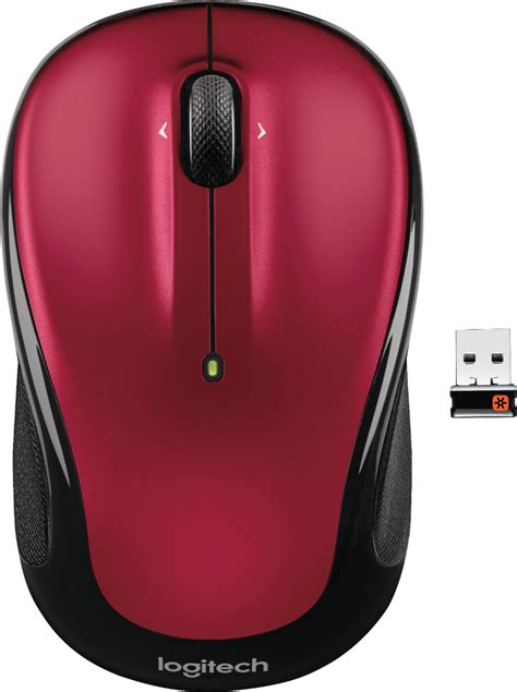 Best Buy Logitech M325 Wireless Optical Ambidextrous Mouse Wireless Red 910 002651