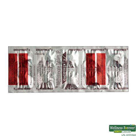 Buy Oncotrex 5mg 10 Tablets Online At Best Prices Wellness Forever