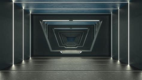 Premium Photo 3d Render Futuristic Interior Concept Architecture