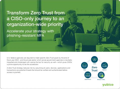 Cisos Transform Zero Trust To An Organization Wide Priority Yubico