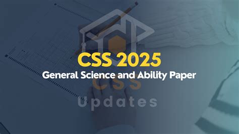 Css 2025 Gsa Past Paper Archives Css Updates