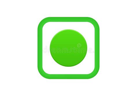 Green Checkbox Icon With White Background Stock Vector Illustration