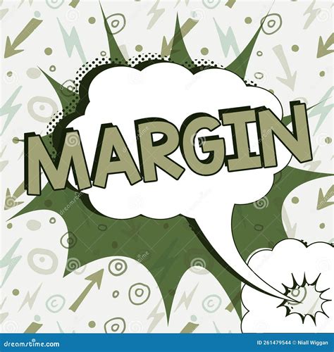 Hand Writing Sign Margin Business Idea Extra Amount Of Something That Can Be Used Anytime When