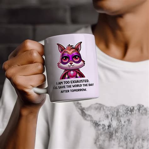 Super Squirrel Very Tired Png Cute Squirrel Png Clipart Brainy Quote Etsy