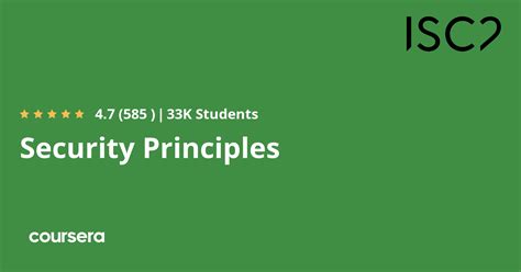 Security Principles Coursera