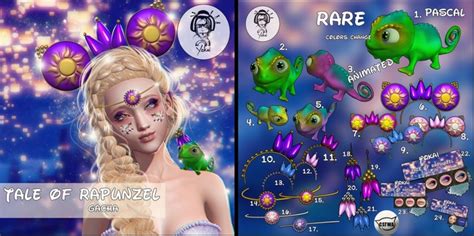 Second Life Marketplace 11 Yokai Tale Of Rapunzel Crown Pink