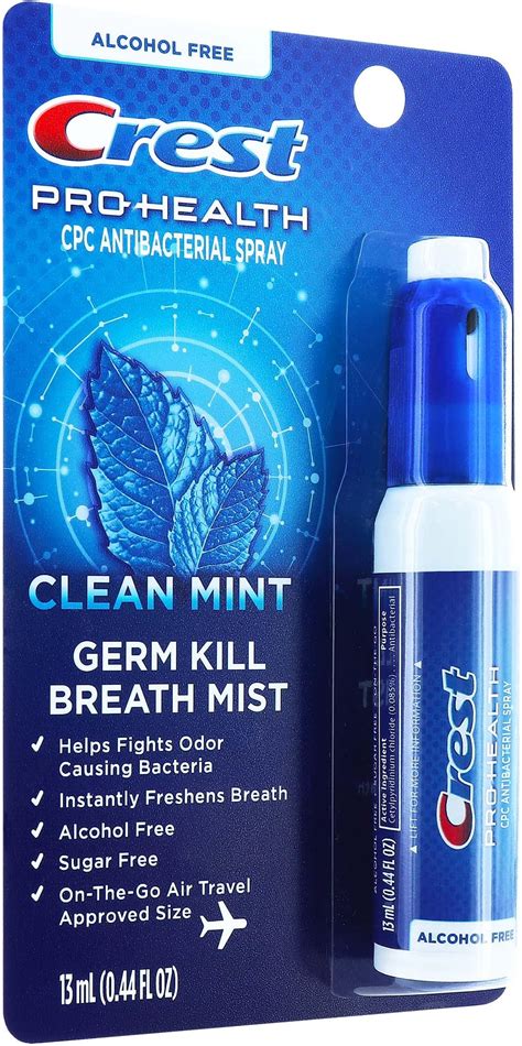 Crest Pro Health Portable Alcohol Free Cpc Mist With