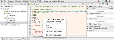 Sourcemaps To The Rescue Live Editing Von Sass Und Compass Direkt Im