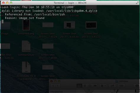 Macos Terminal Wont Open After Brew Upgrade Dyld Library Not Loaded