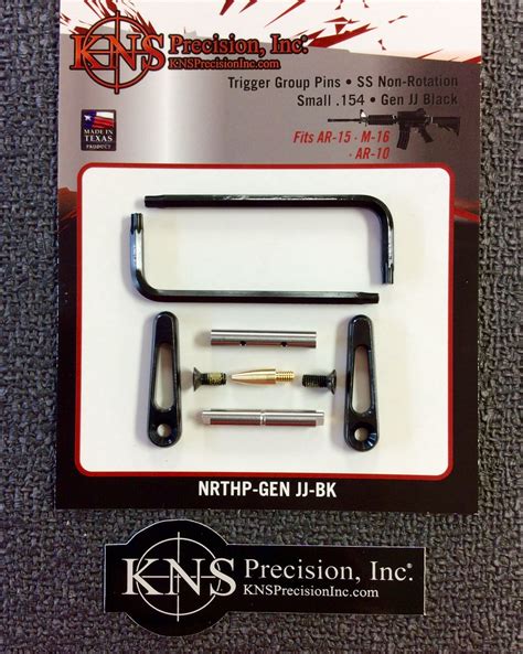 Kns Precision Non Rotating Triggerhammer Pin Set Gen Jj Stainless