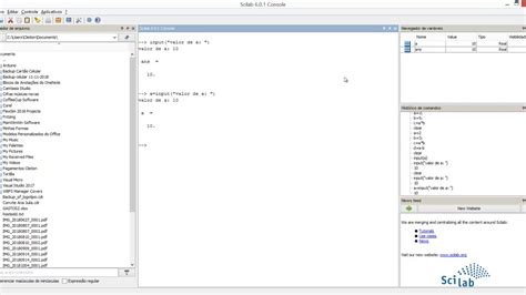 Comando Input No Scilab Entrada De Dados Youtube