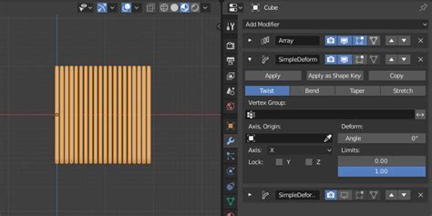 Array Modifier Linear Scale Blender Stack Exchange