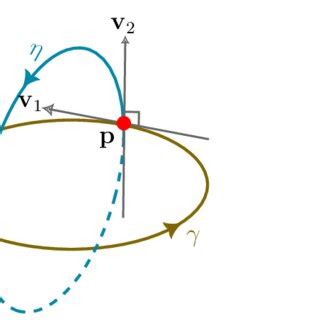 6 The curves γ and η passing through p Download Scientific Diagram