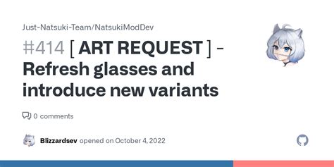 Art Request Refresh Glasses And Introduce New Variants · Issue 414 · Just Natsuki Team