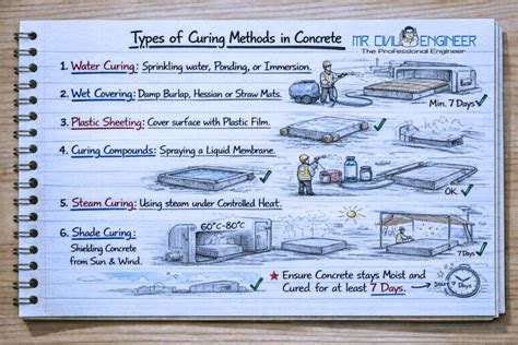 Curing Methods In Concrete Types Importance And Duration