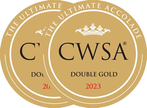 License To Print Cwsa 2023 Double Gold Medal Cwsa