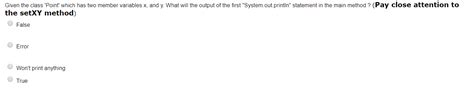 Solved Public Class Point Private Int X Private Int Y