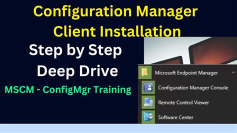 Step By Step Guide Microsoft Configuration Manager Client Installation [2023] Youtube