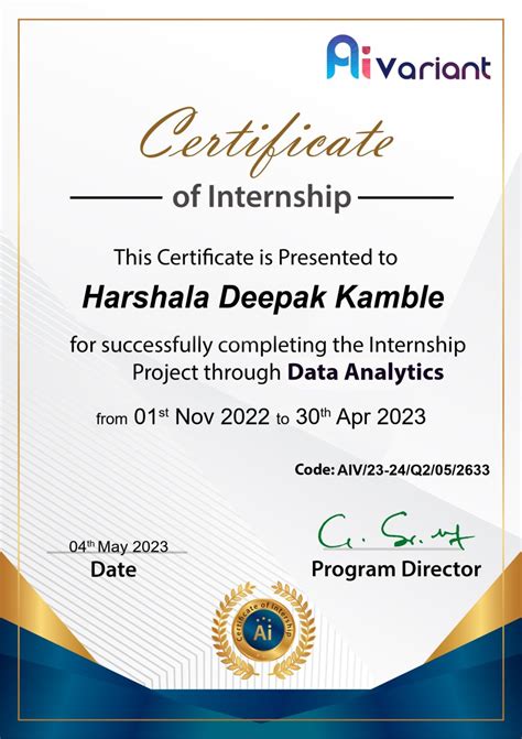 Harshala Kamble On Linkedin Linkedin Dataanalytics Data Internship