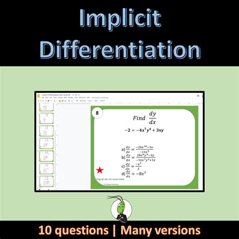 Implicit Differentiation
