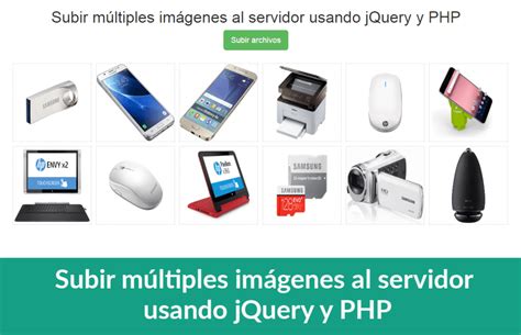 Subir Múltiples Imágenes Al Servidor Usando Jquery Y Php Sistemas Web