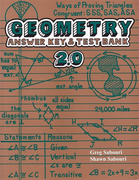 Geometry A Teaching Textbook 20 Student Book And Answer Key