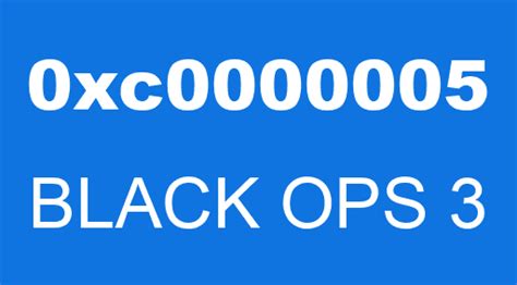 How Do I Fix Cold War Error Code 0xc0000005 Error Solutions