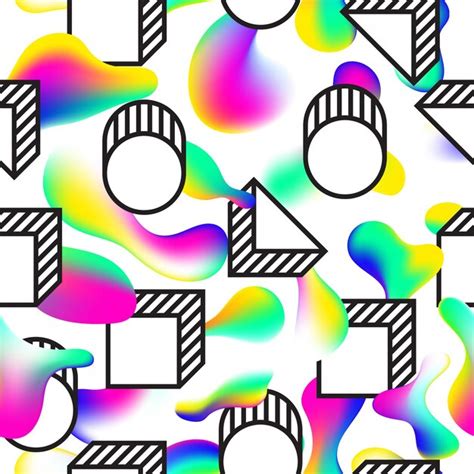 Premium Vector Fluid Color Seamless Pattern Modern