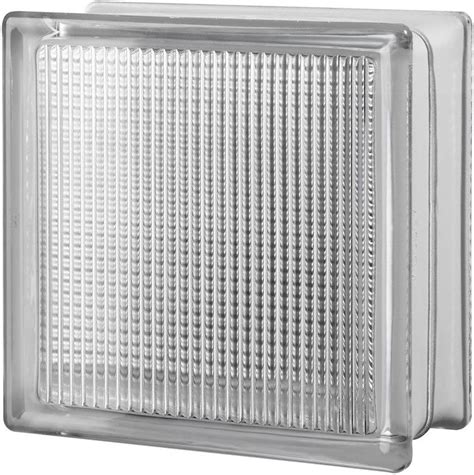 Seves Glass Block 8 X 8 X 4 Light Diffusing Glass Block