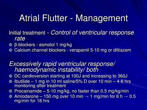 Atrial Flutter Management Animelery