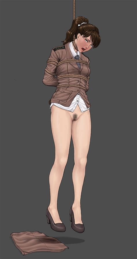 Rule 34 1girls Asphyxiation Brown Eyes Brown Hair Choked Dead Death Execution Female Female