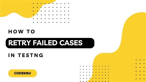 How To Retry Failed Cases In Testng Rerun Cases In Selenium Webdriver Youtube
