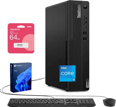 Amazon Com Lenovo Thinkcentre M Q Gen Th Eus Desktop Computer Intel Core I Th Gen