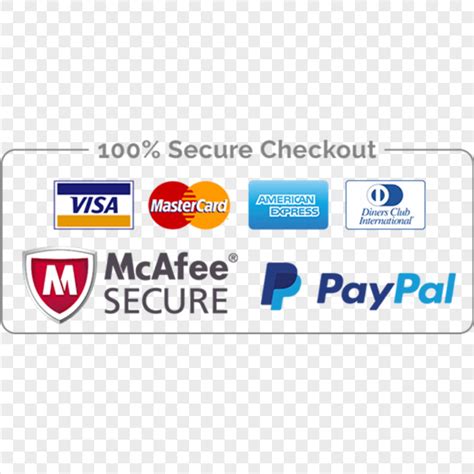 Secure Checkout Payment Badge Icons Shopify Citypng