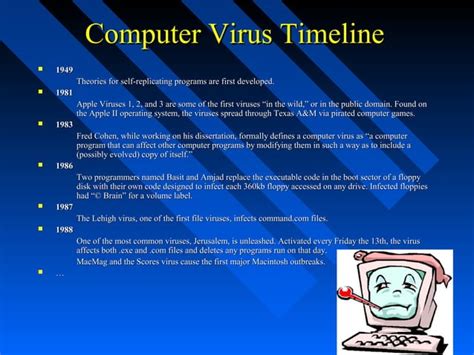 Computer Virus Ppt Operating Systems Computer Software And Applications