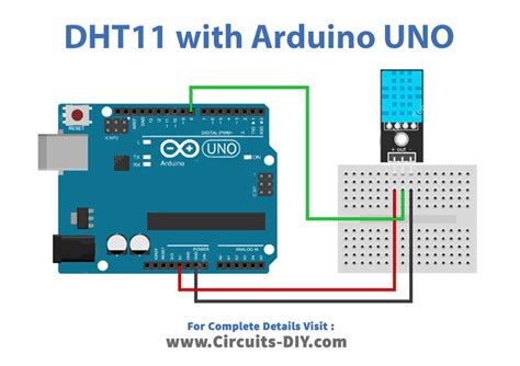 Circuit Diagram For Dht11 With Arduino