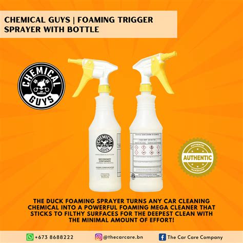 Foaming Trigger Sprayer With Bottle 32oz The Car Care Company
