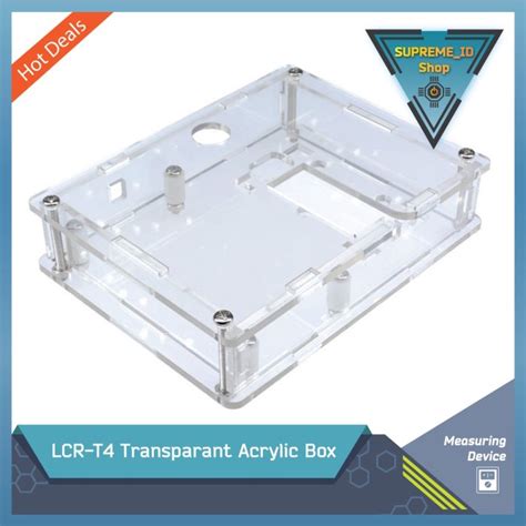 Jual LCRT4 LCR T4 Component Transistor Diode SCR ESR Multi Meter Tester Acrylic Case KEI80