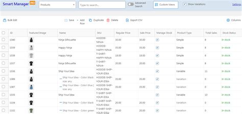 woocommerce how to get product id sku price from product object