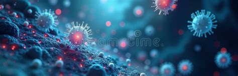 Microscopic View Of Tumor Microenvironment Cancer Cells Interact With Immune Cells